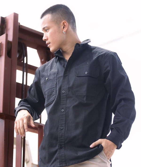Black work shirts store