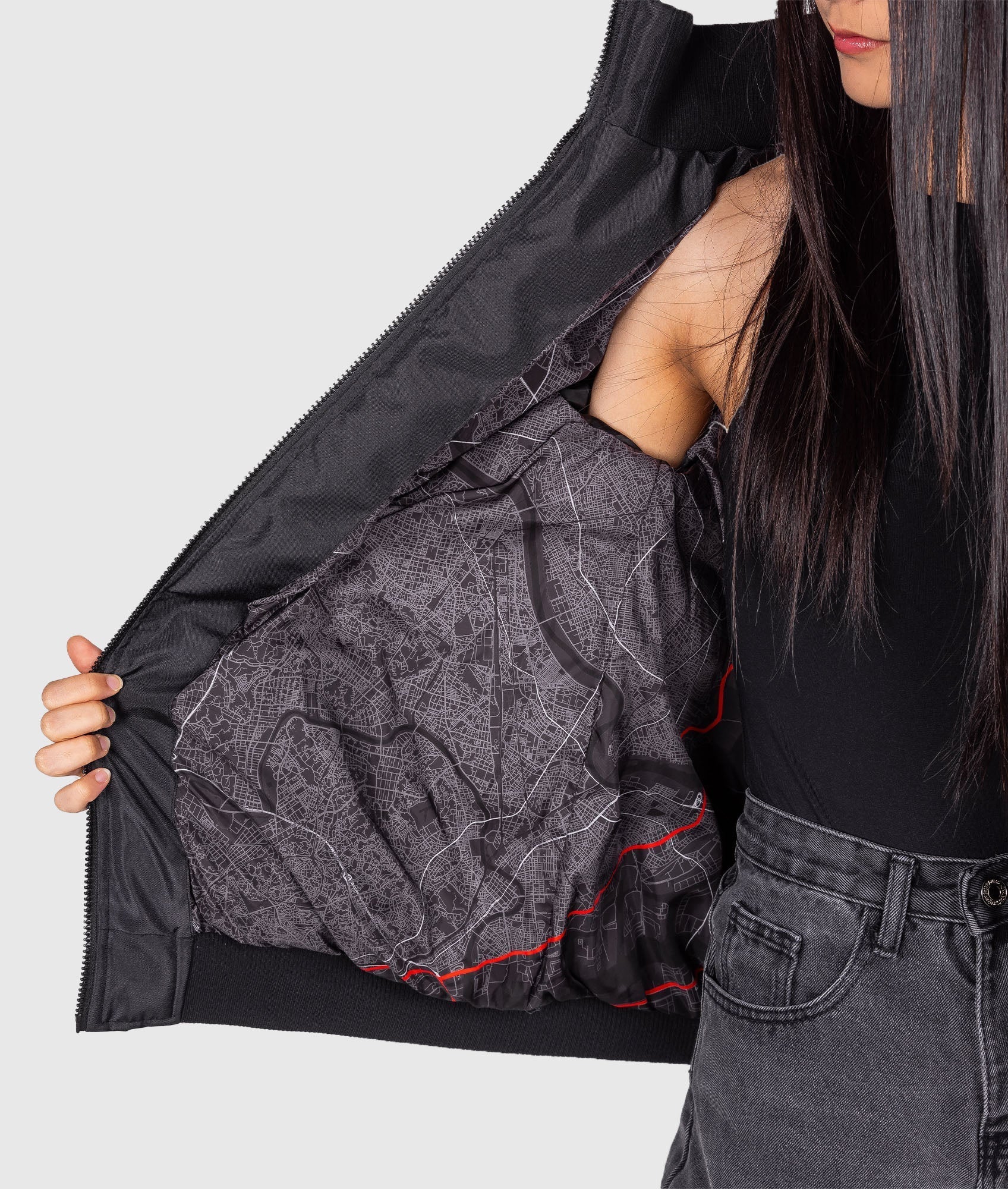 Womens Underground C1 Loop Puffer Jacket - Hardtuned Womens Underground C1 Loop Puffer Jacket - Hardtuned